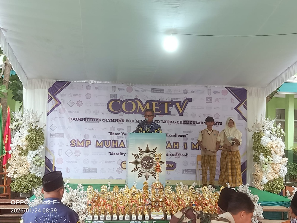 COMET 5 SMP Muhammadiyah 1 Metro Dorong Prestasi Pelajar | Pimpinan ...